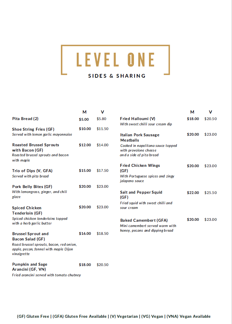 Level One – Hornsby RSL Club